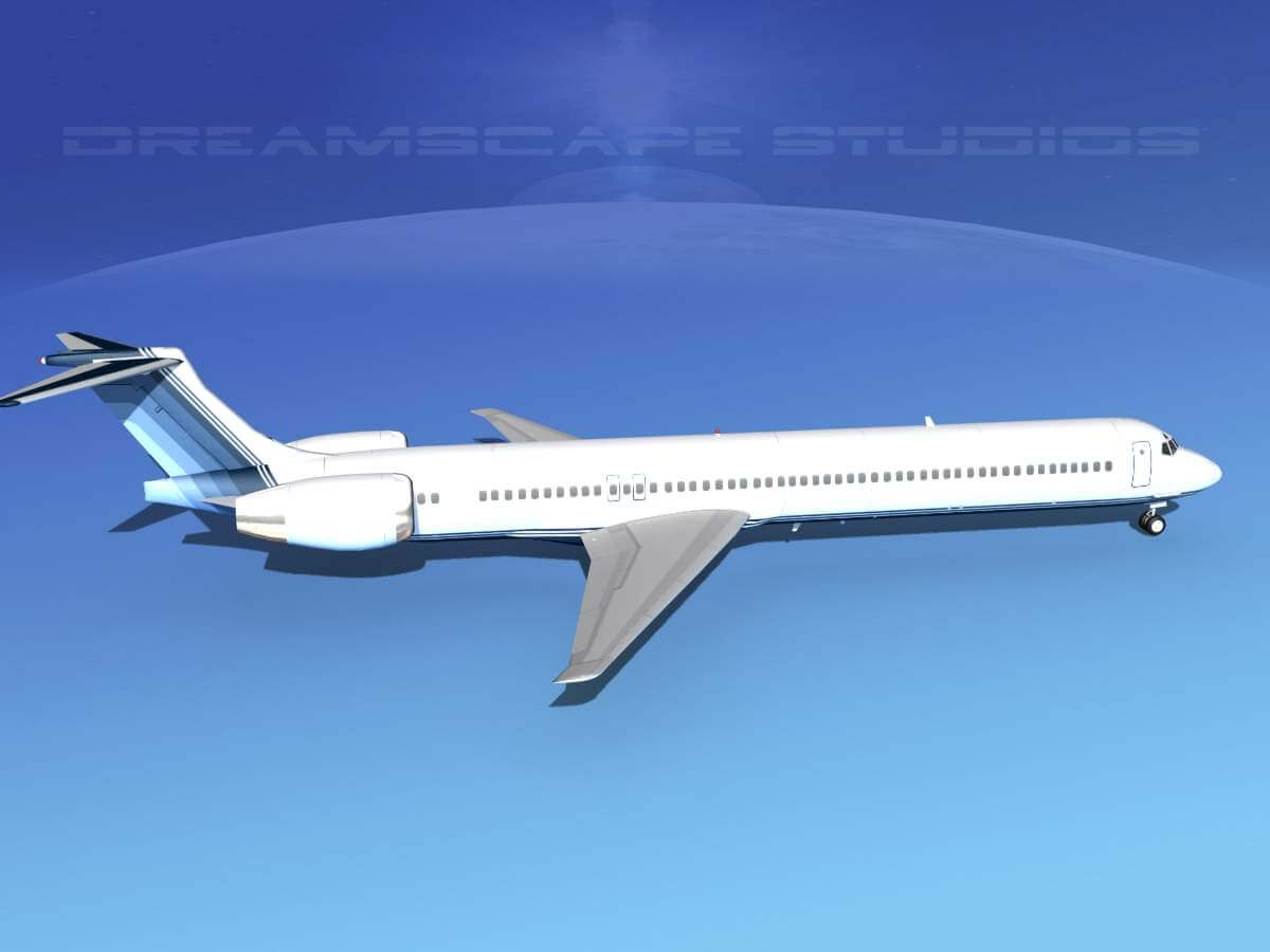 McDonnell Douglas MD-90 Corporate 3D Model by Dreamscape Studios