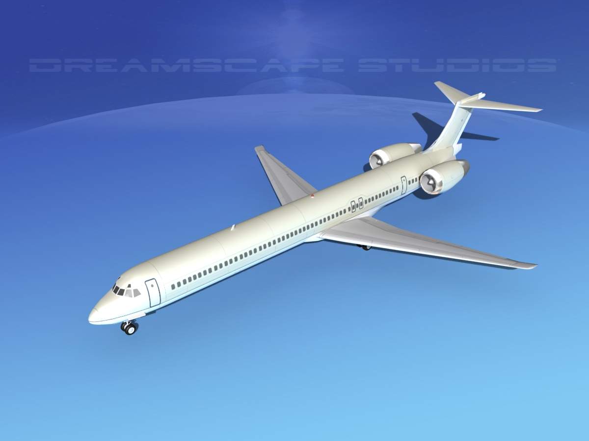 McDonnell Douglas MD-90 Corporate 3D Model by Dreamscape Studios