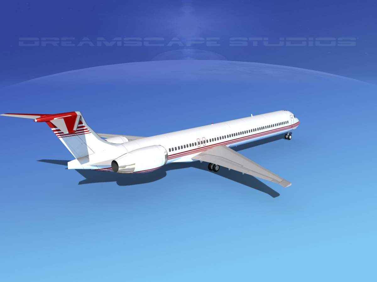 McDonnell Douglas MD-90 Corporate 3D Model by Dreamscape Studios