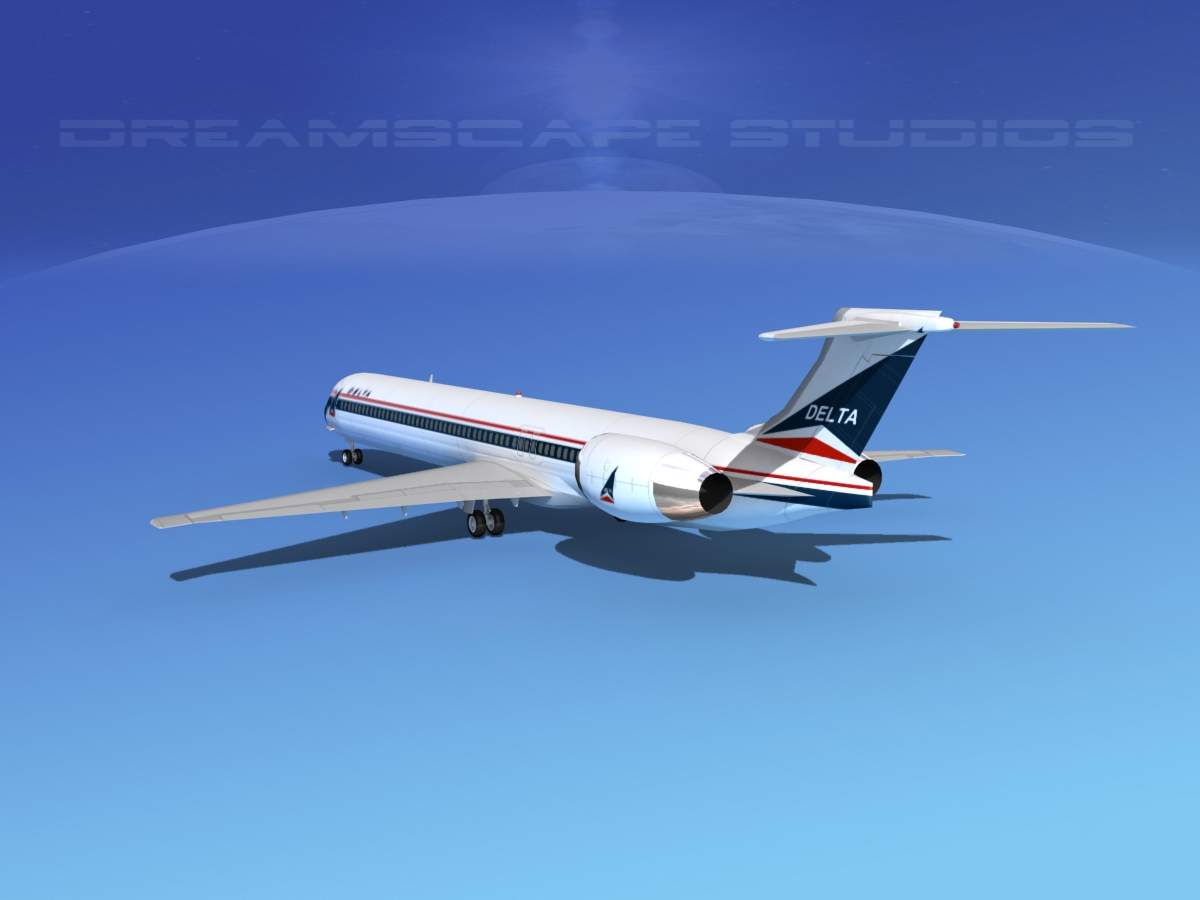 McDonnell Douglas MD-90 Delta 3D Model by Dreamscape Studios