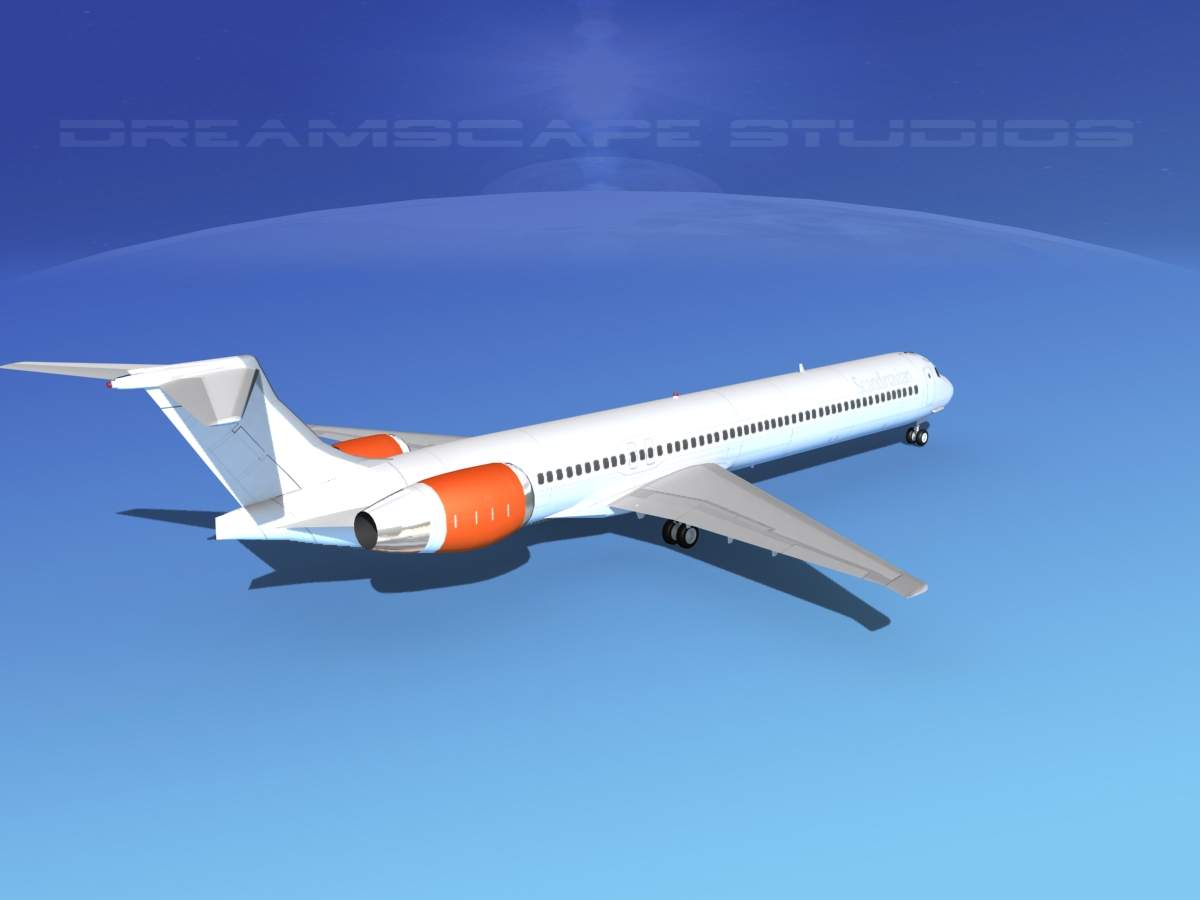 McDonnell Douglas MD-90 SAS 3D Model by Dreamscape Studios