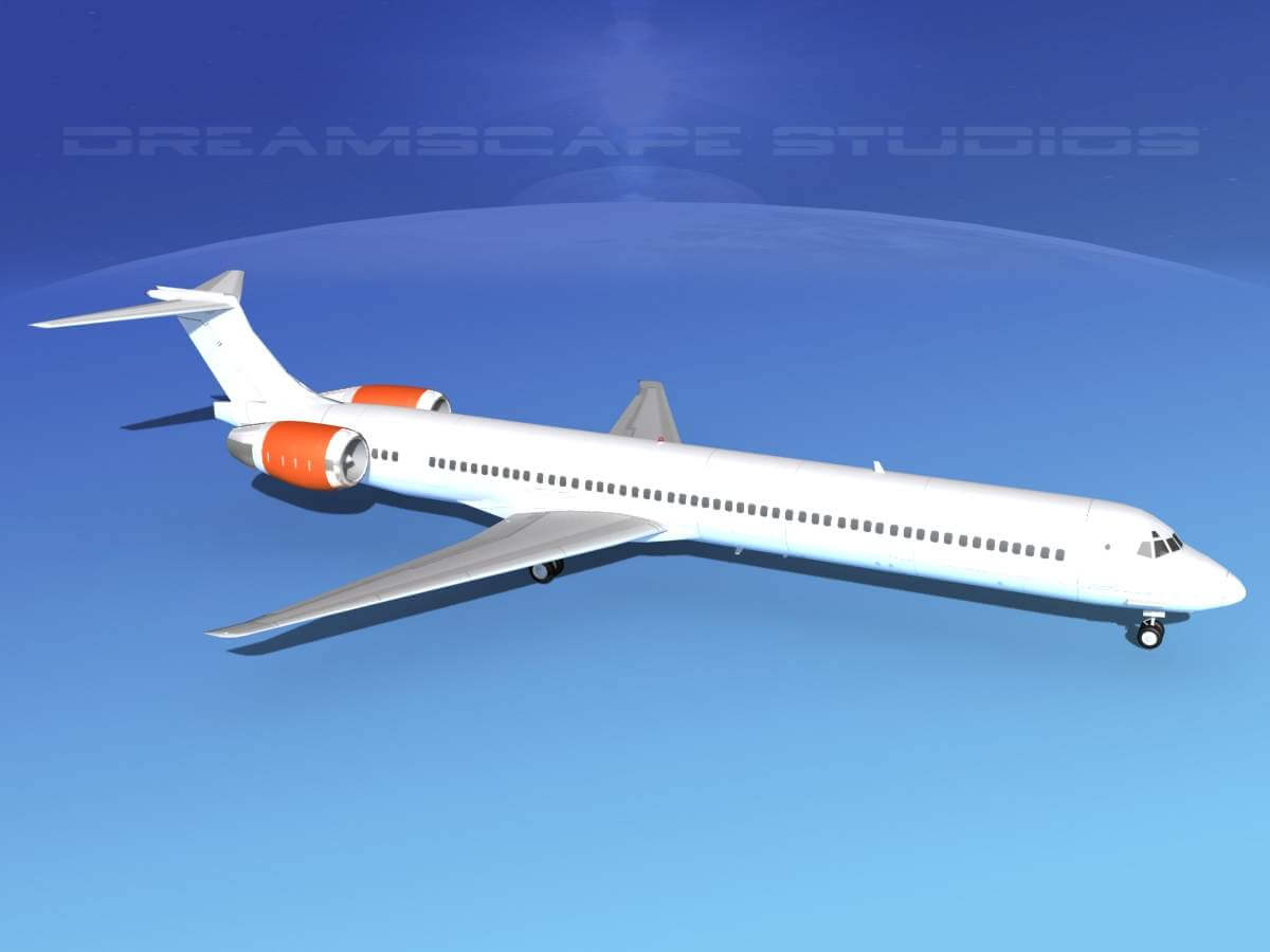 McDonnell Douglas MD-90 SAS 3D Model by Dreamscape Studios