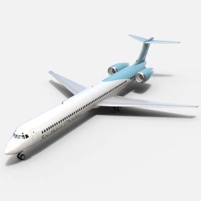 McDonnell Douglas MD-90 Southern Charter 3D Model by Dreamscape Studios