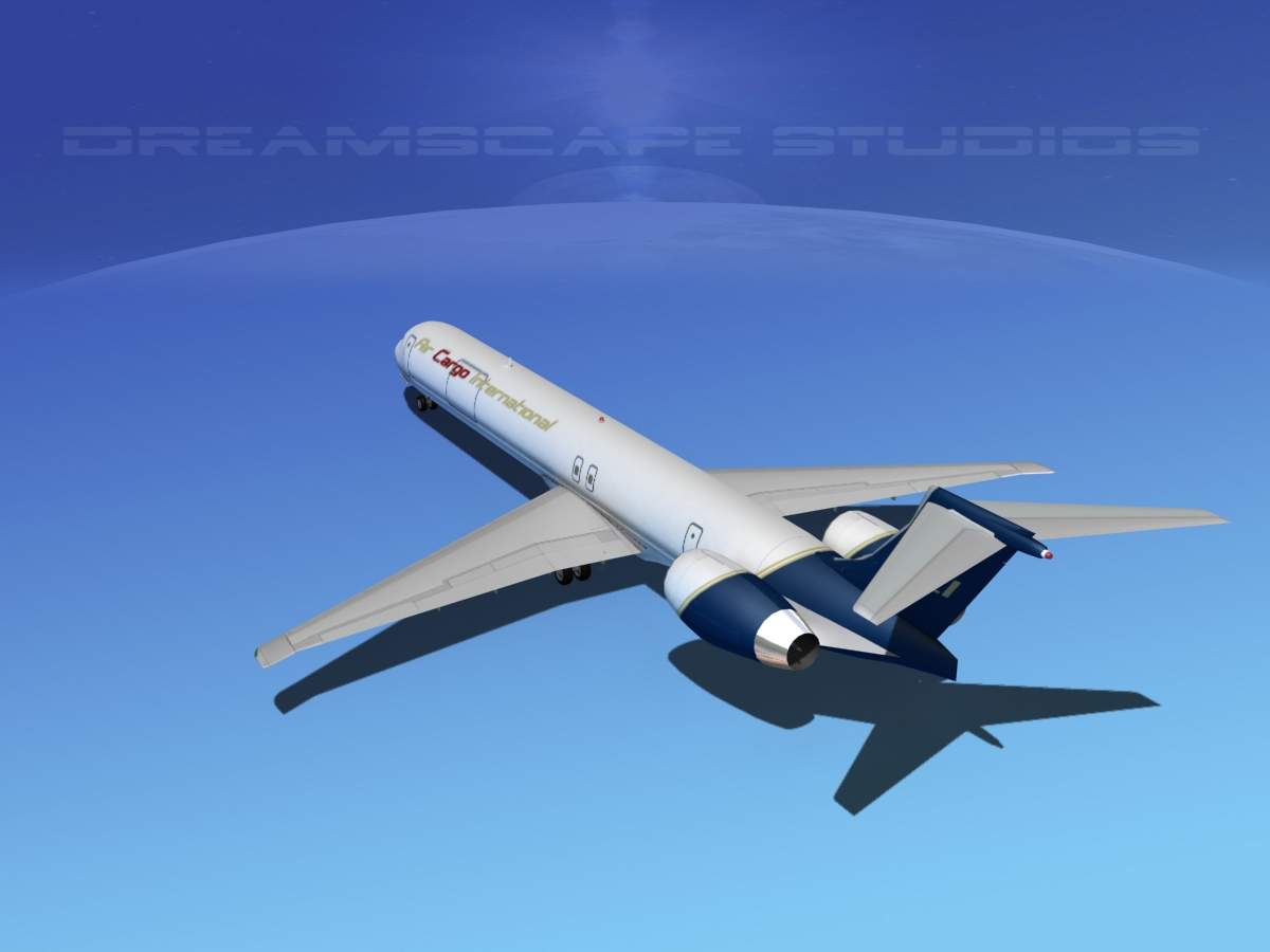 McDonnell Douglas MD80 Air Cargo Intl - 3D Model by Dreamscape Studios