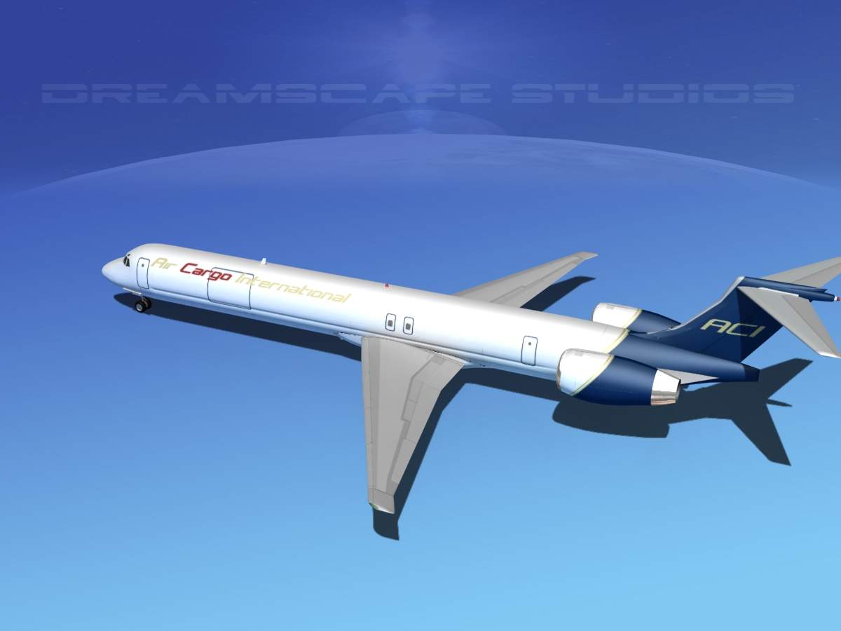 McDonnell Douglas MD80 Air Cargo Intl - 3D Model by Dreamscape Studios