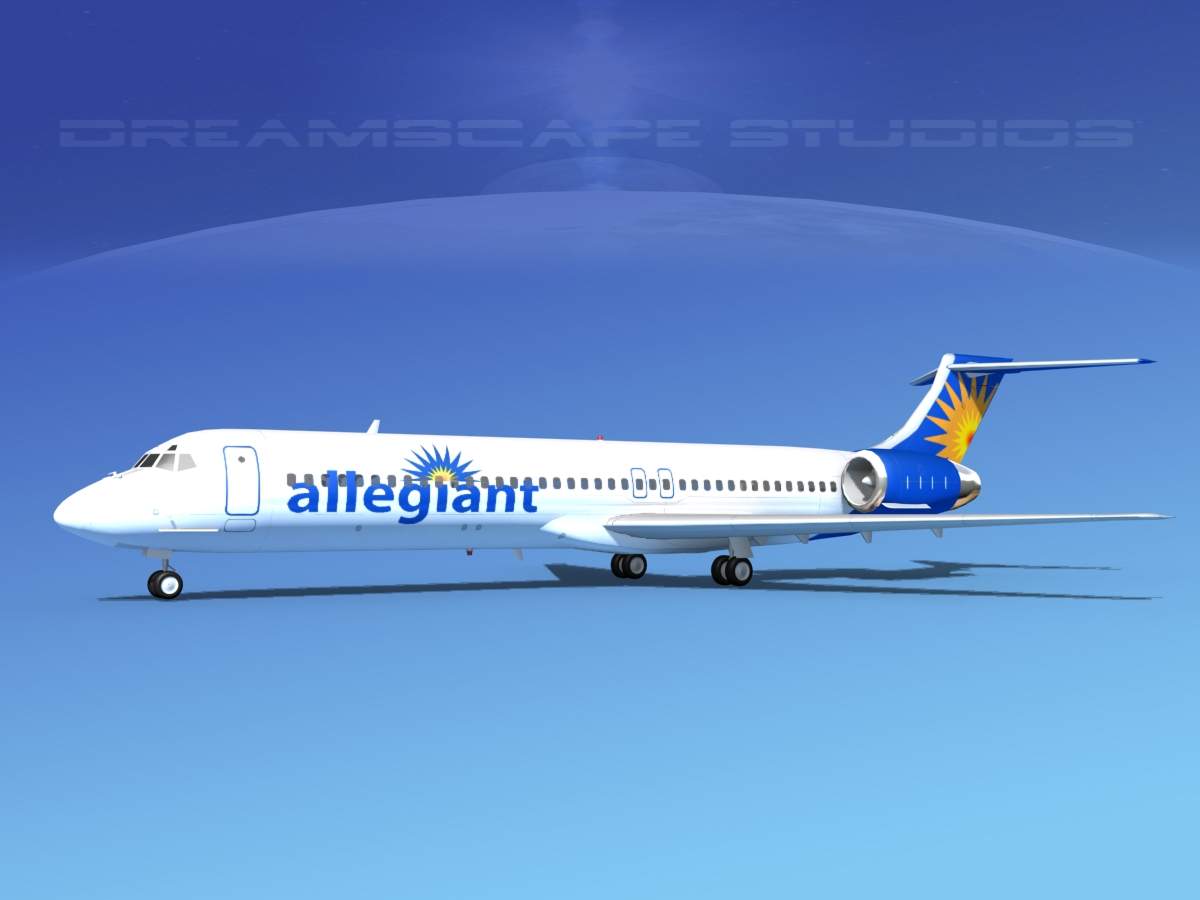 McDonnell Douglas MD87 Allegiant - 3D Model by Dreamscape Studios