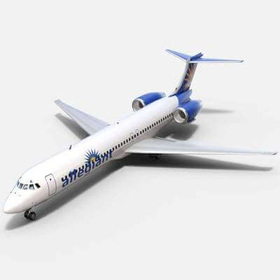 McDonnell Douglas MD87 Allegiant - 3D Model by Dreamscape Studios