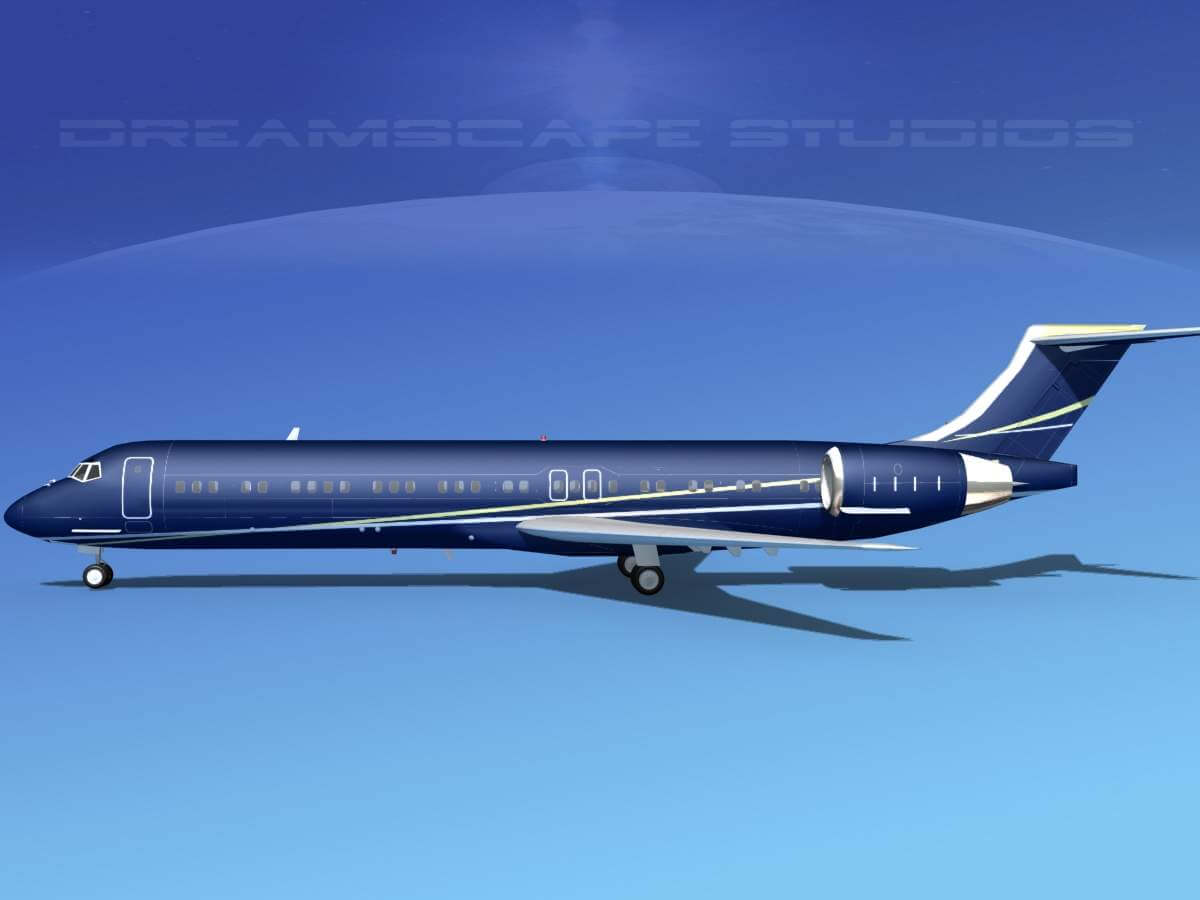 McDonnell Douglas MD87 Corporate - 3D Model by Dreamscape Studios