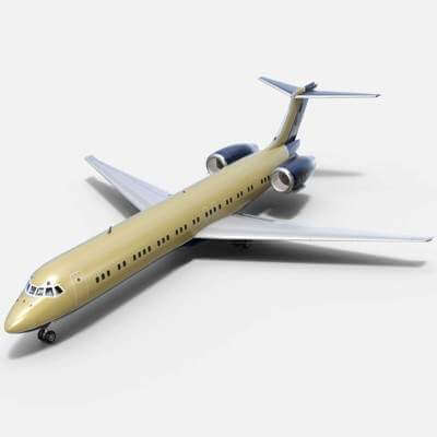 McDonnell Douglas MD87 Corporate - 3D Model by Dreamscape Studios