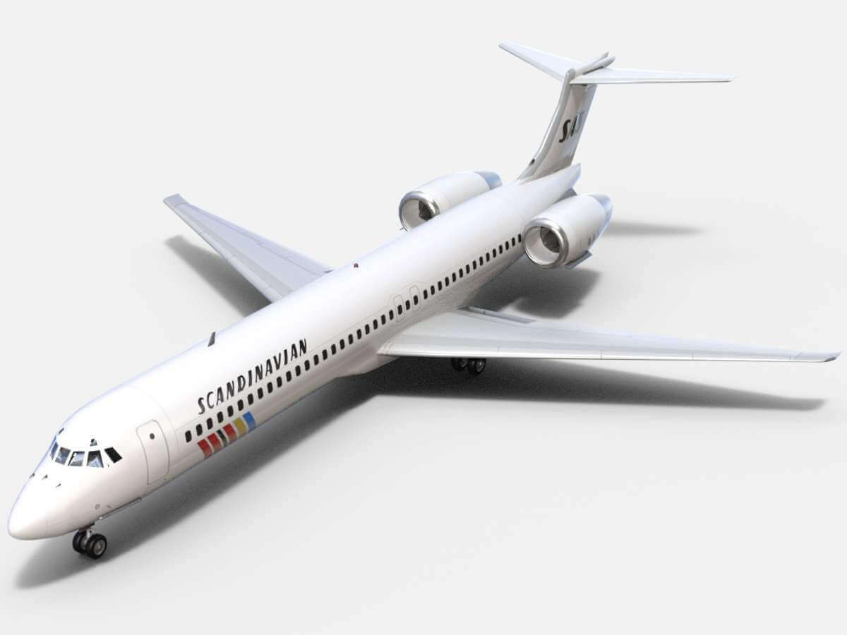 McDonnell Douglas MD87 SAS - 3D Model by Dreamscape Studios