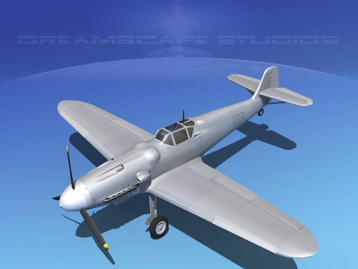 Messerschmidt Me-109 V00 3D Model by Dreamscape Studios