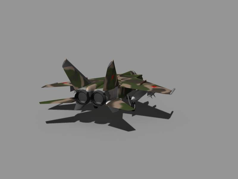 MIG-25 Foxbat V3 3D Model by Dreamscape Studios