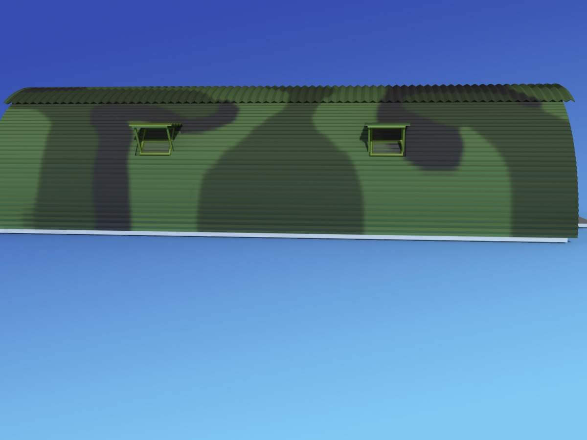 Military Quonset Hut - 3D Model by Dreamscape Studios