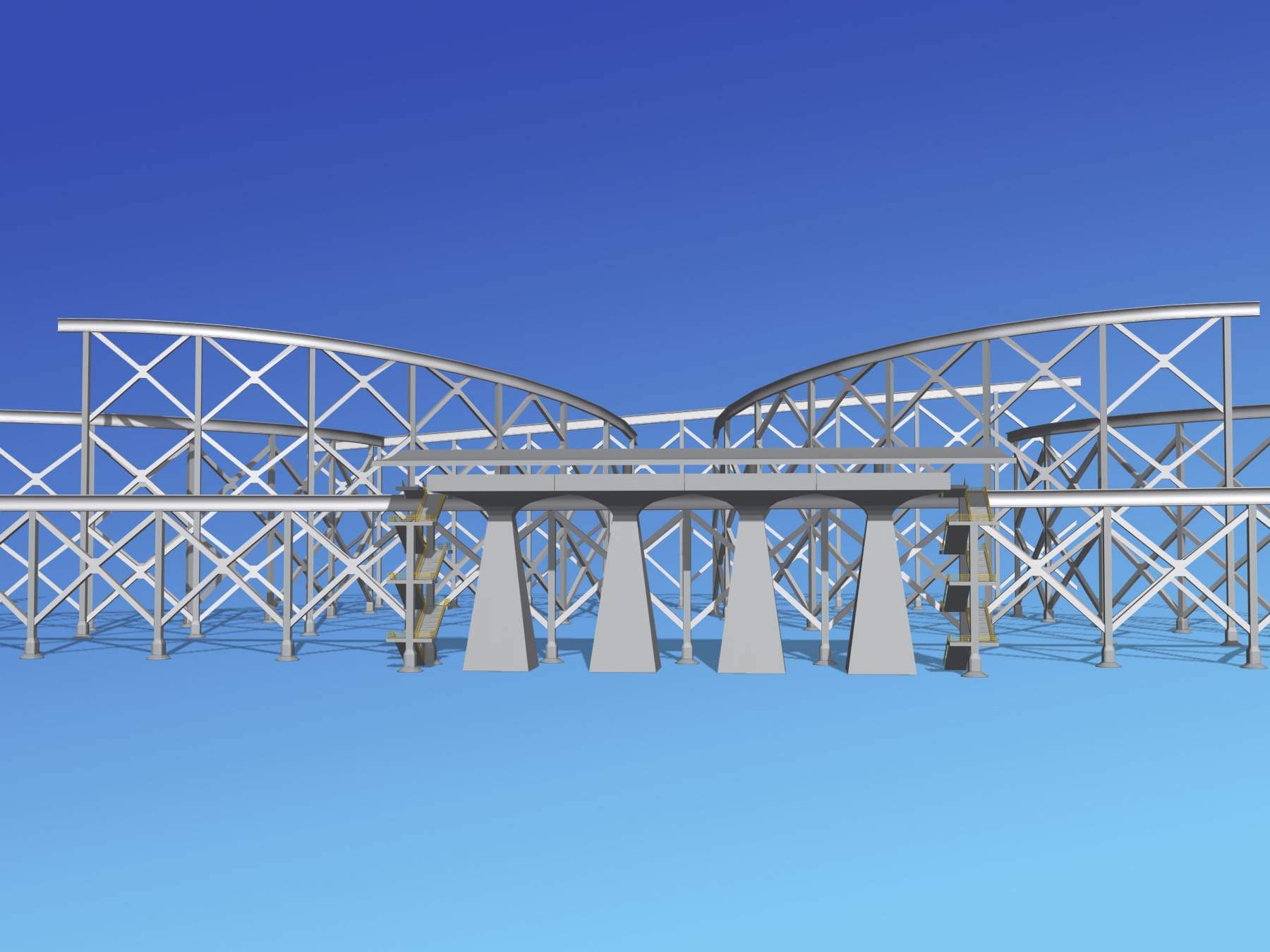 Monorail - 3D Model by Dreamscape Studios