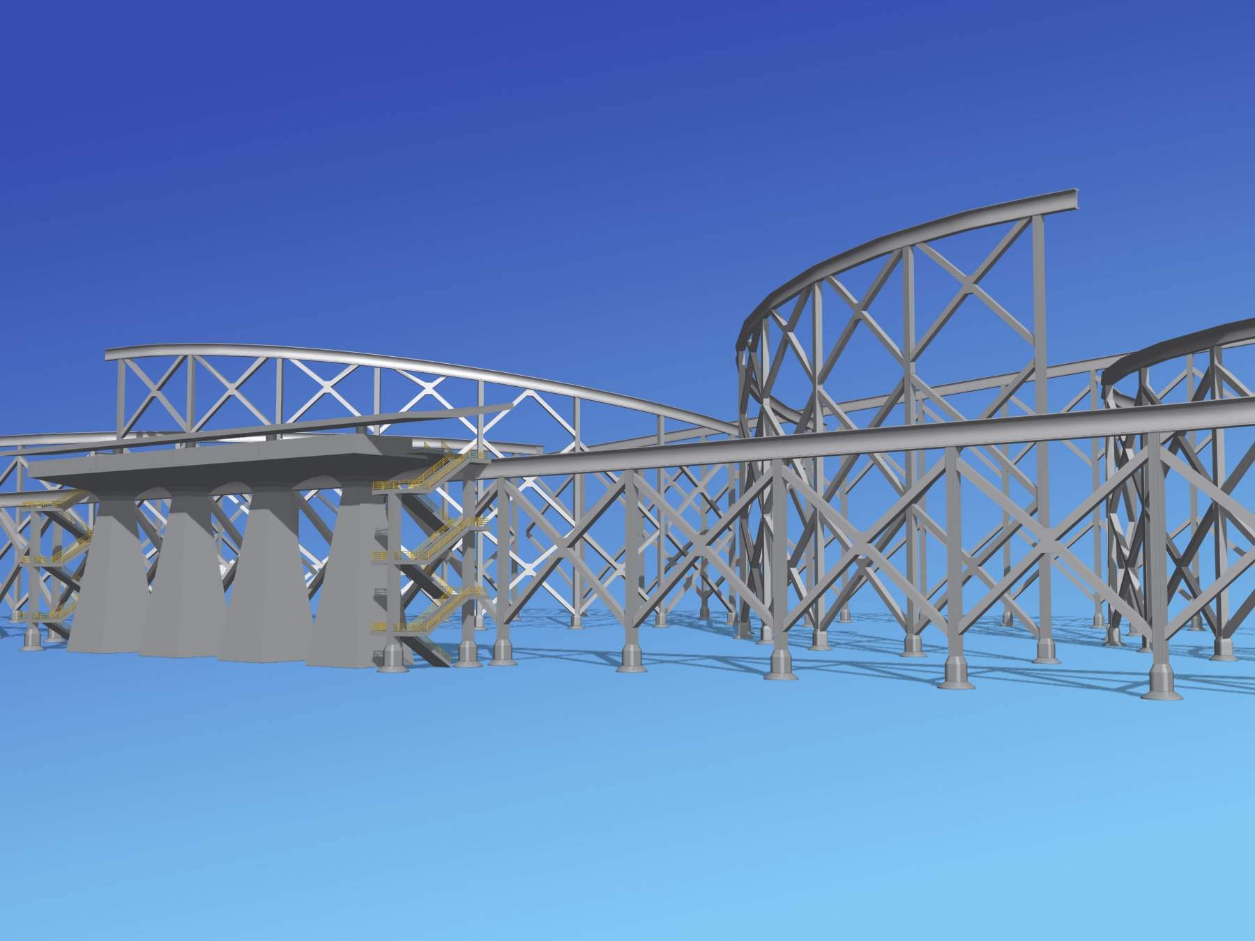 Monorail - 3D Model by Dreamscape Studios
