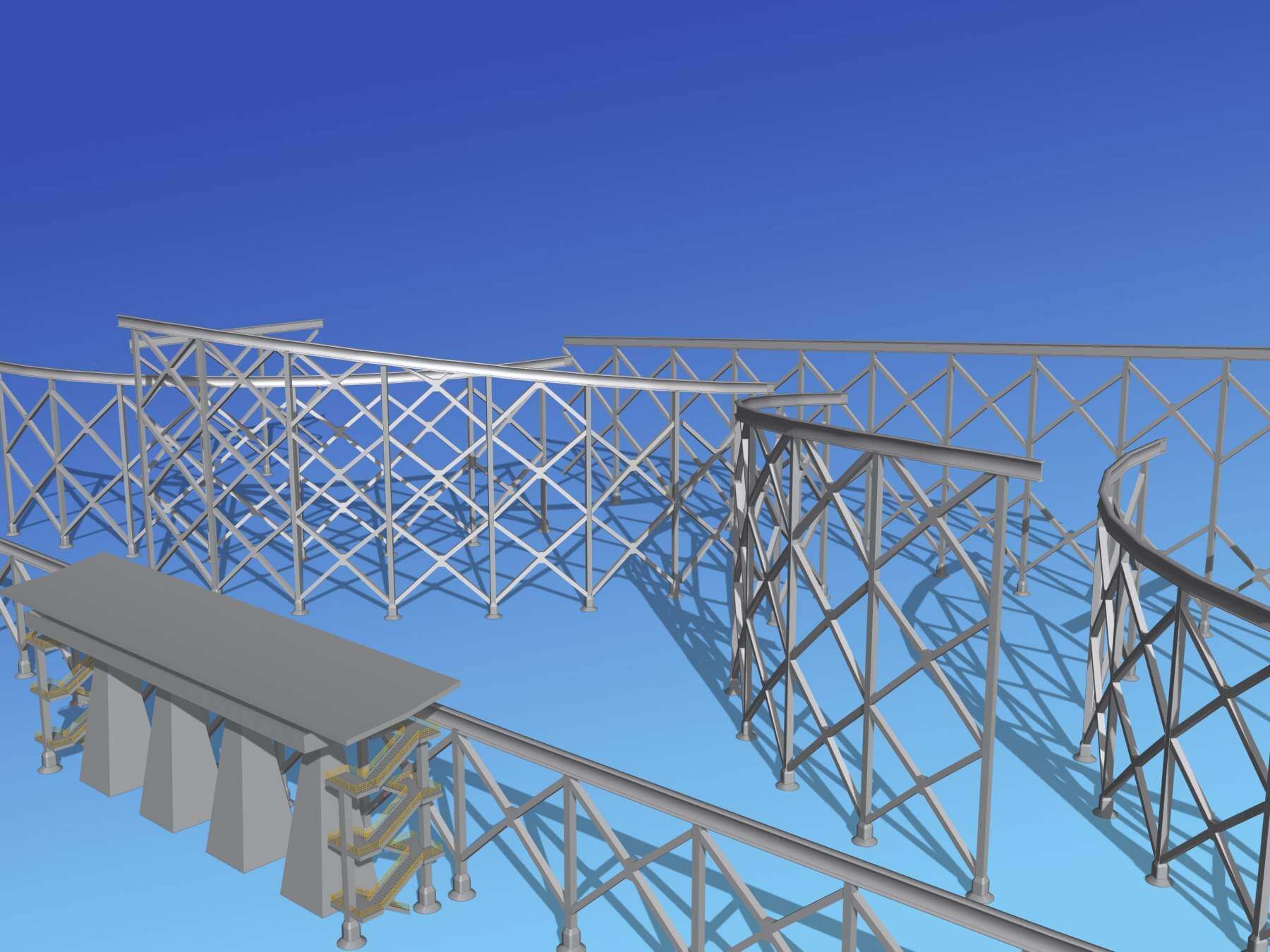 Monorail - 3D Model by Dreamscape Studios