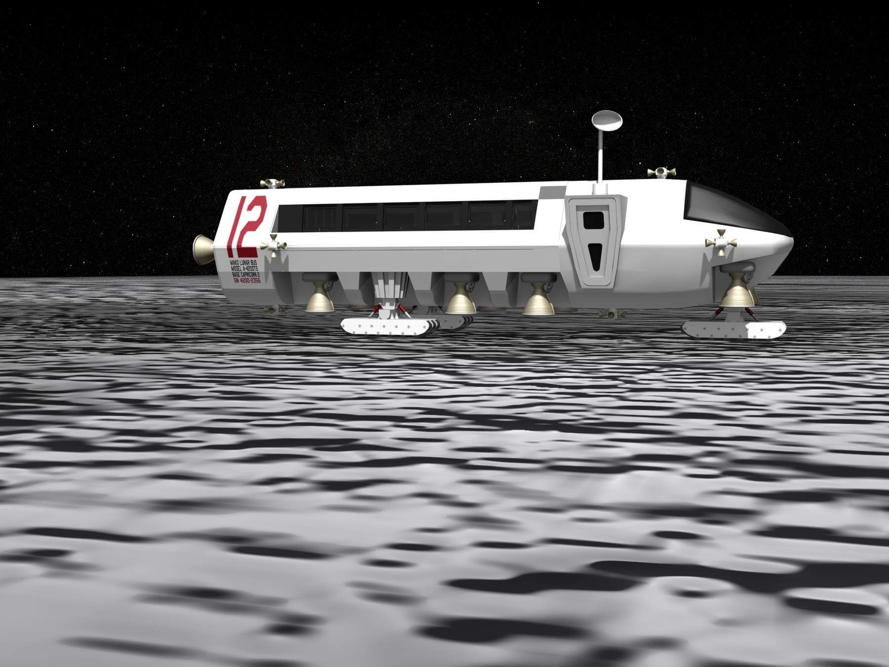 Moon Bus - 3D Model by Dreamscape Studios