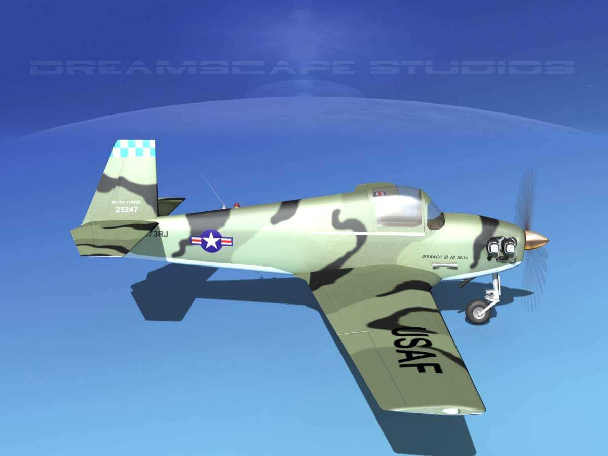 Mooney Mite M-18 V06 3D Model by Dreamscape Studios