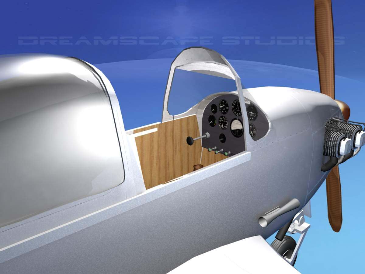 Mooney Mite M-18 V11 3D Model by Dreamscape Studios