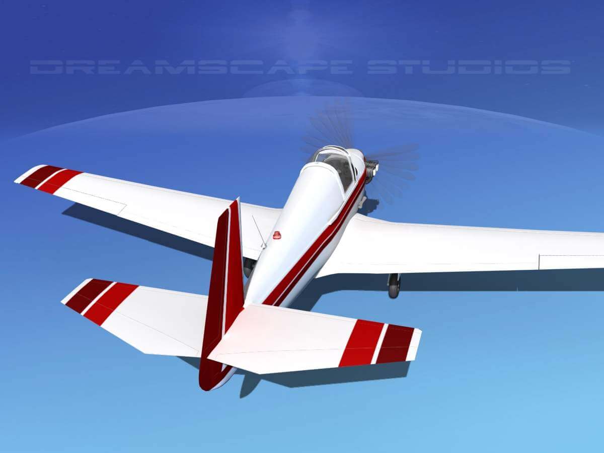 Mooney Mite M-18 V12 3D Model by Dreamscape Studios