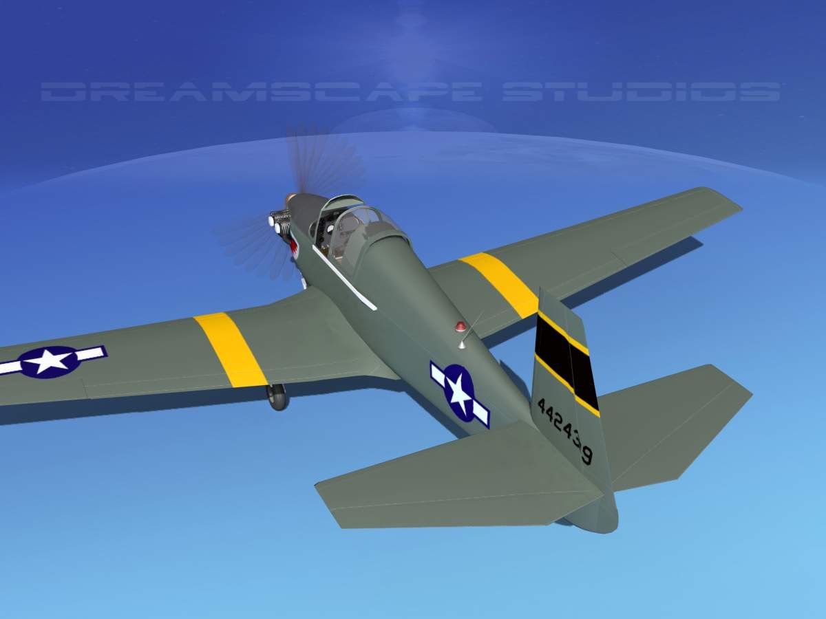 Mooney Mite M-18 V14 3D Model by Dreamscape Studios