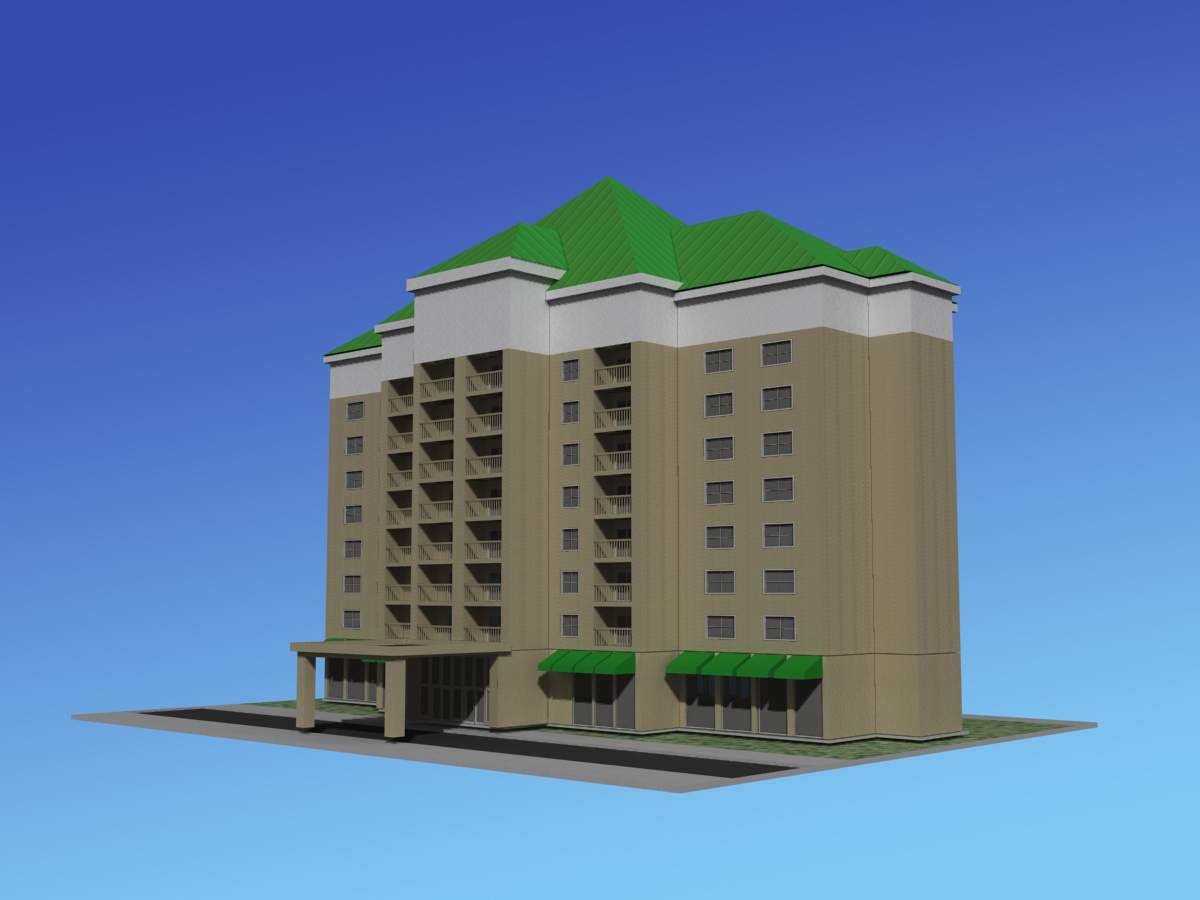 Motel 01 - 3D Model by Dreamscape Studios