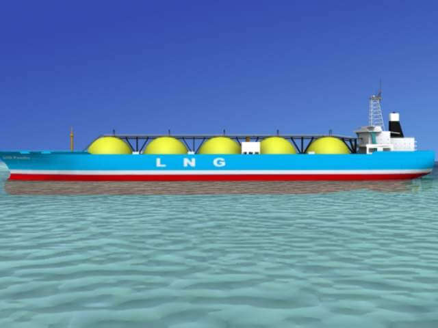 Natural Gas Ship - 3D Model by Dreamscape Studios