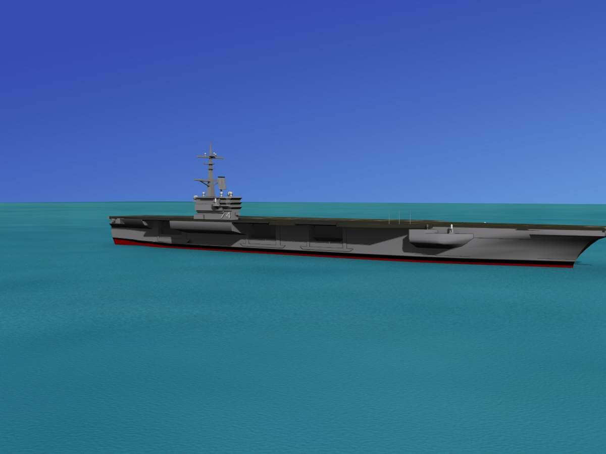Nimitz Class CVN-74 John C Stennis 3D Model by Dreamscape Studios