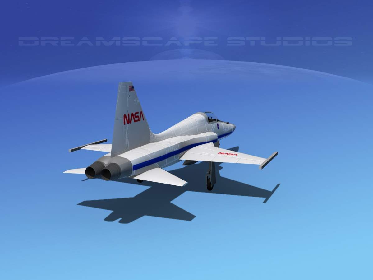 Northrop F-5E Tiger NASA 3D Model by Dreamscape Studios