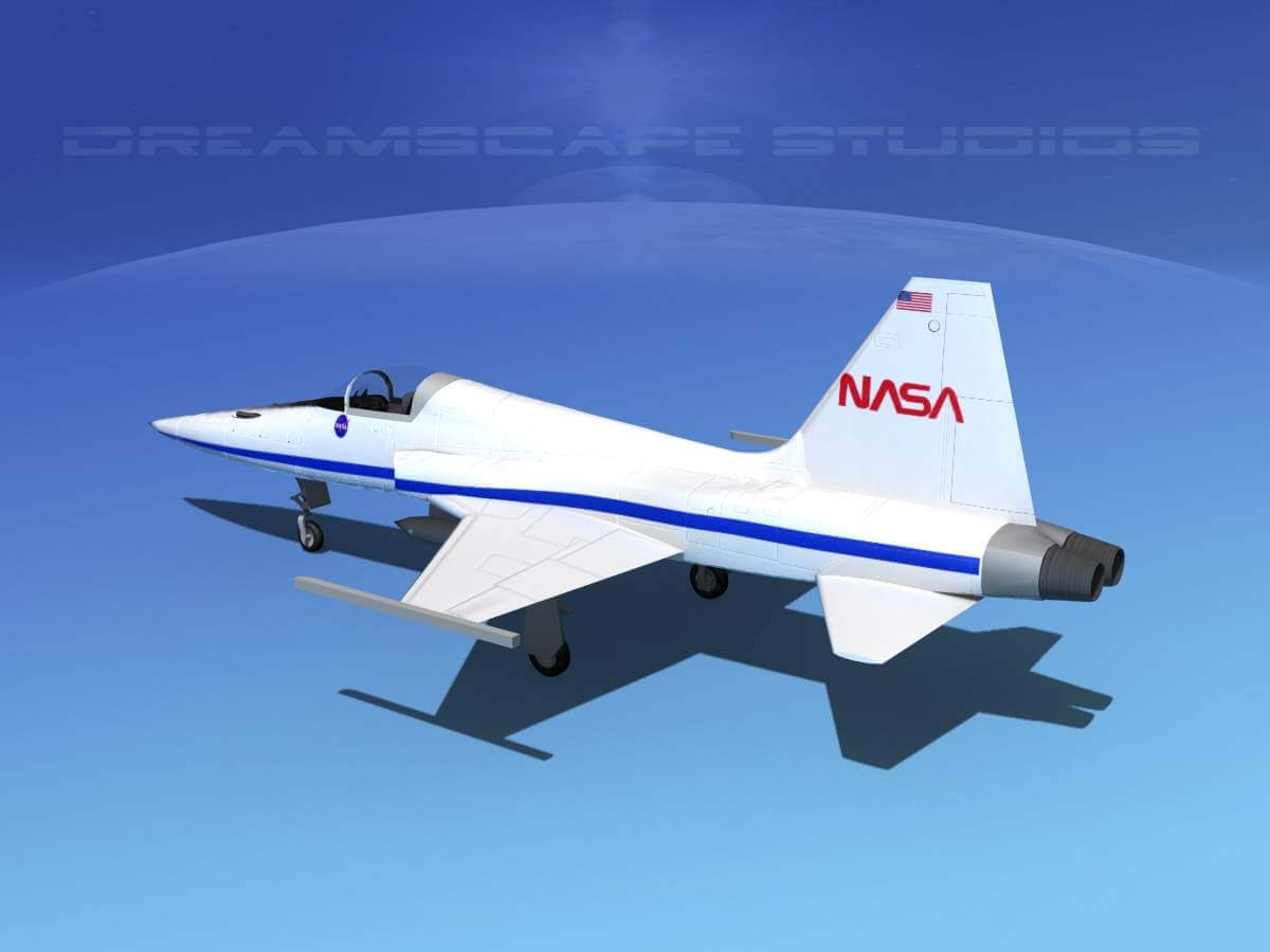 Northrop F-5E Tiger NASA 3D Model by Dreamscape Studios