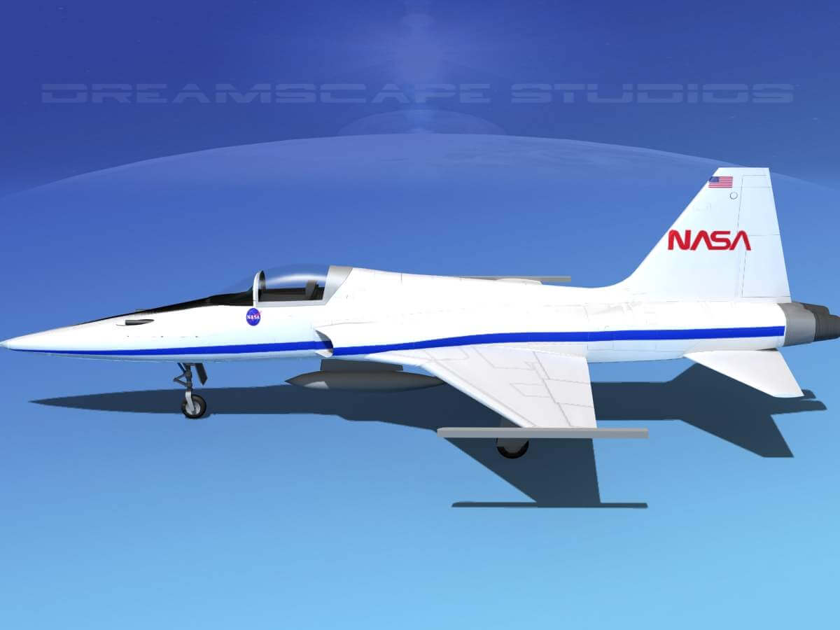 Northrop F-5E Tiger NASA 3D Model by Dreamscape Studios