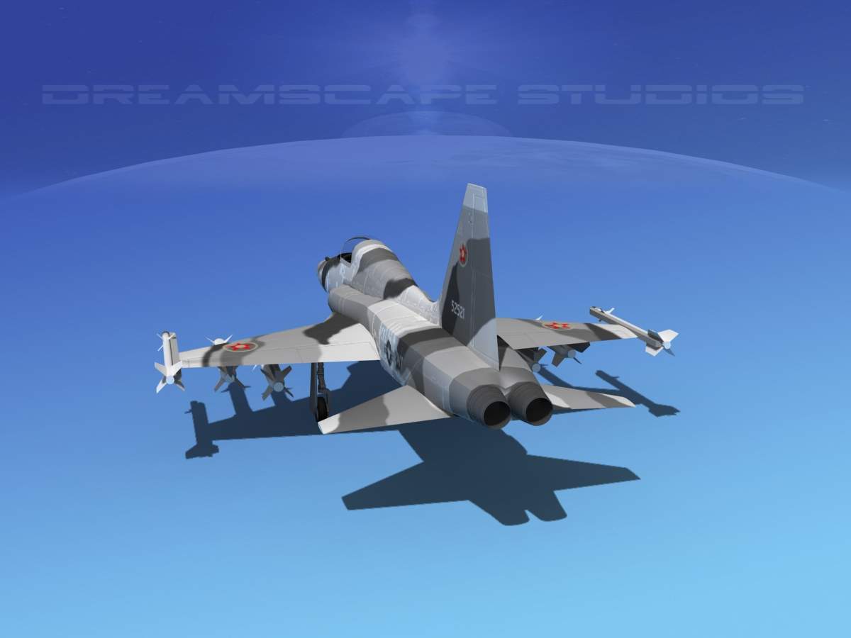 Northrop F-5E Tiger V12 Navy 3D Model by Dreamscape Studios