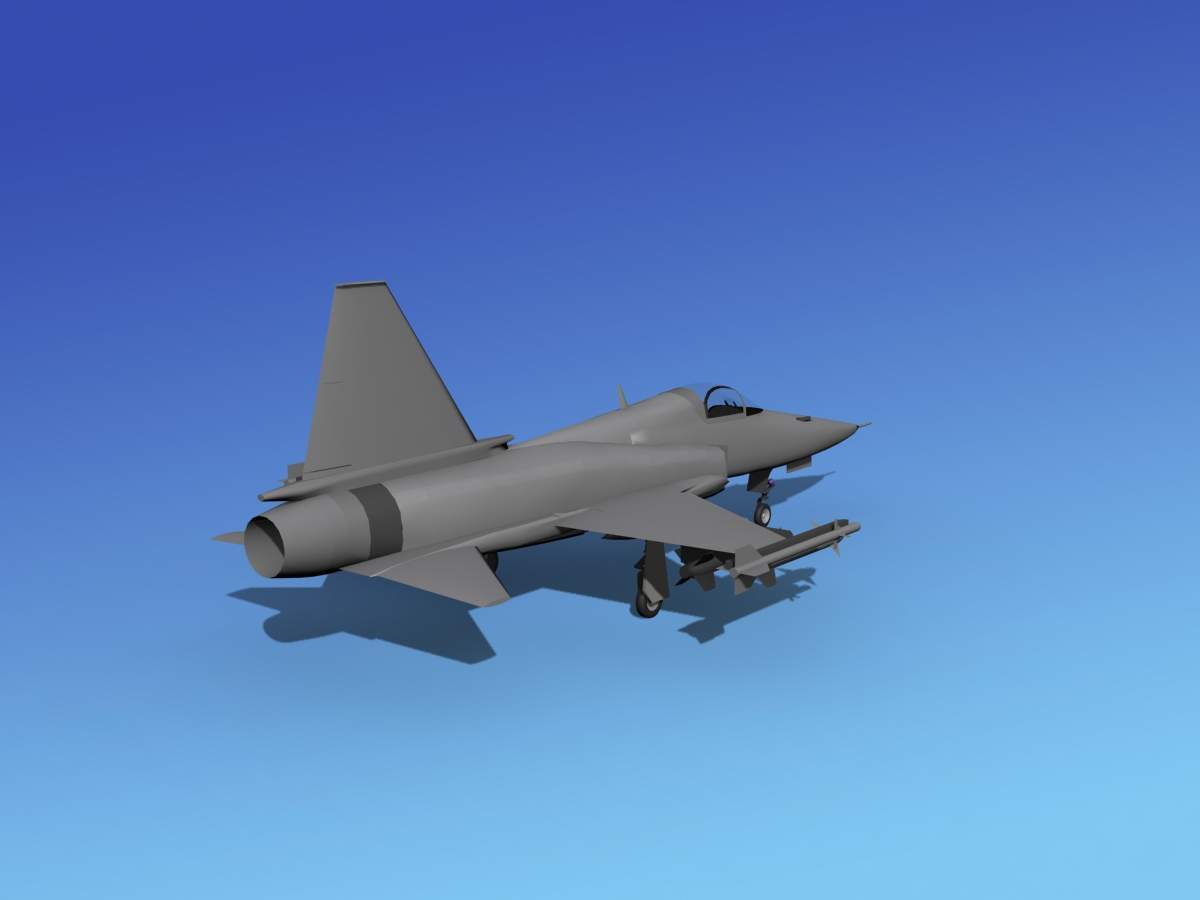 Northrup F-20 Tigershark VBM 3D Model by Dreamscape Studios