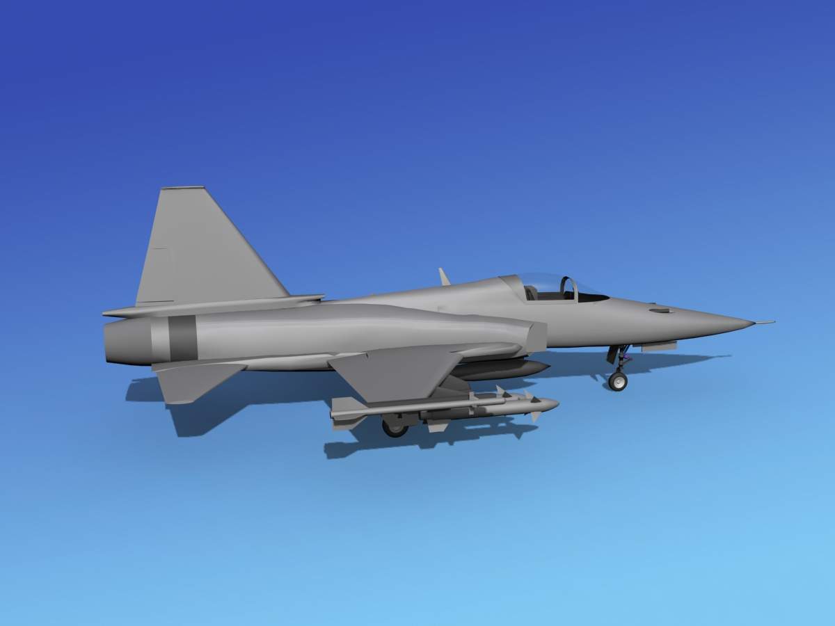 Northrup F-20 Tigershark VBM 3D Model by Dreamscape Studios