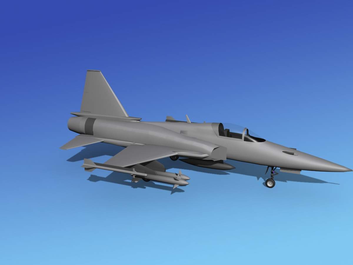 Northrup F-20 Tigershark VBM 3D Model by Dreamscape Studios
