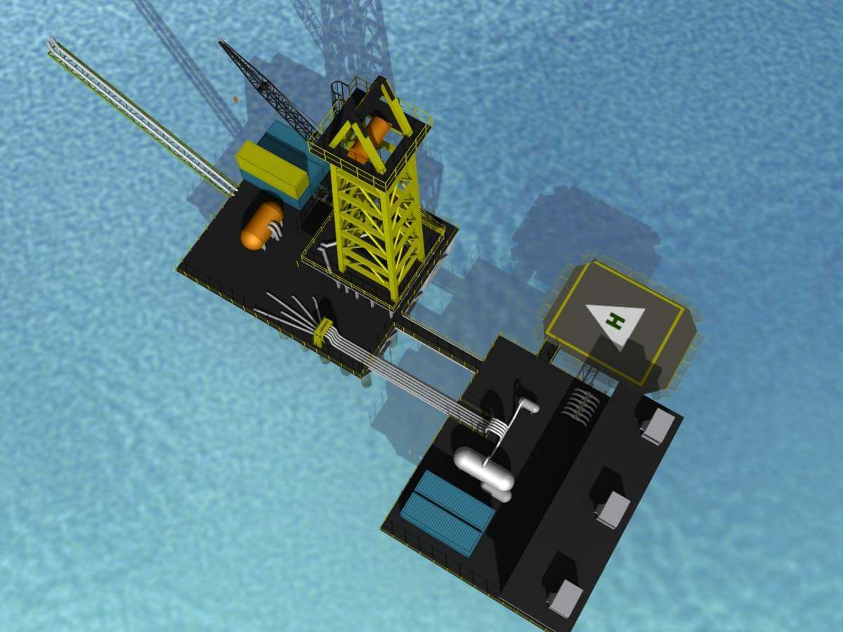 Offshore Oil Rig - 3D Model by Dreamscape Studios