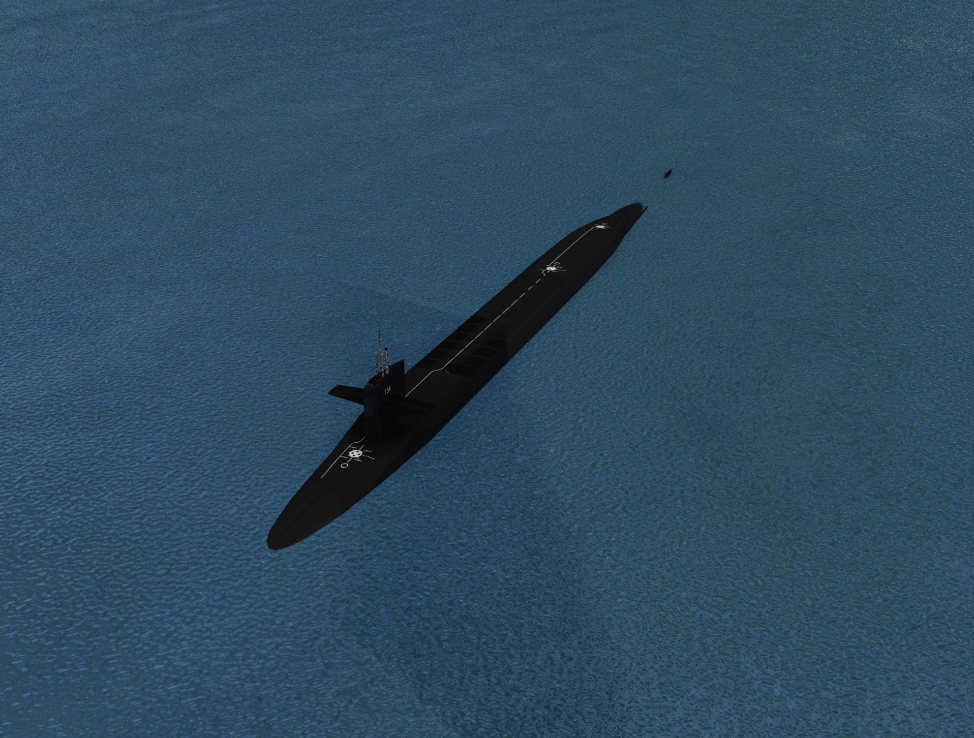 Ohio Class USS Tennessee SSBN-734 3D Model by Dreamscape Studios