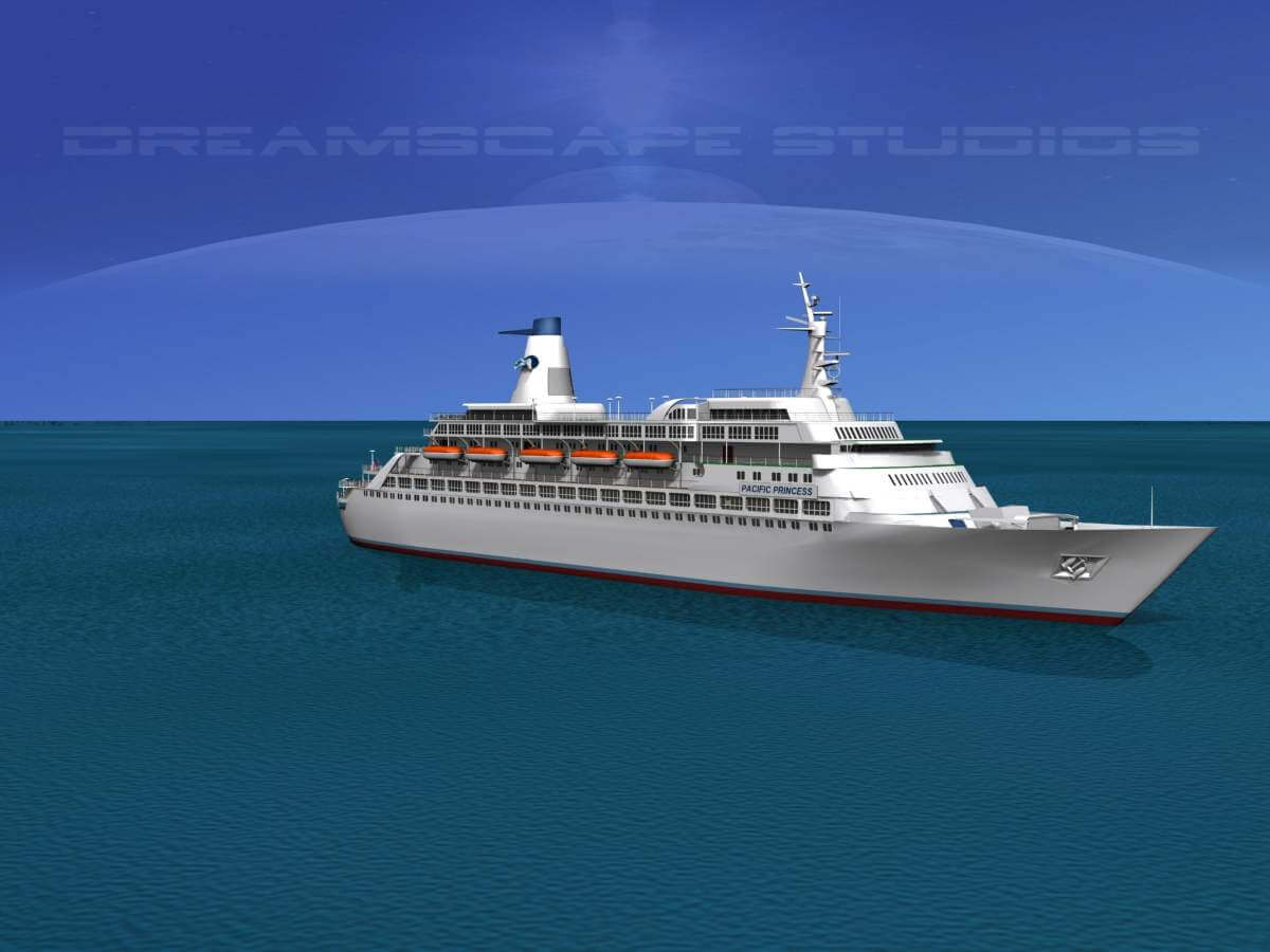 Pacific Princess - 3D Model by Dreamscape Studios