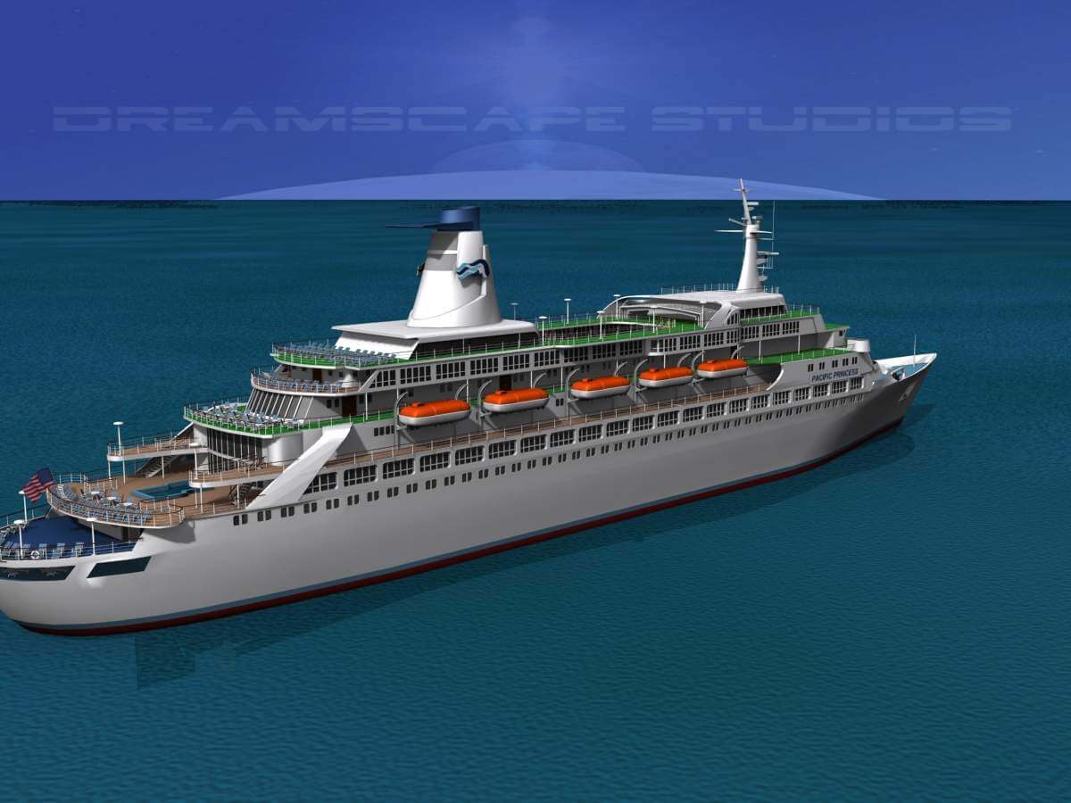 Pacific Princess - 3D Model by Dreamscape Studios