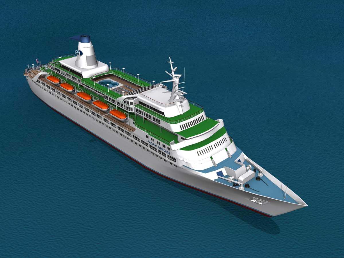 Pacific Princess - 3D Model by Dreamscape Studios