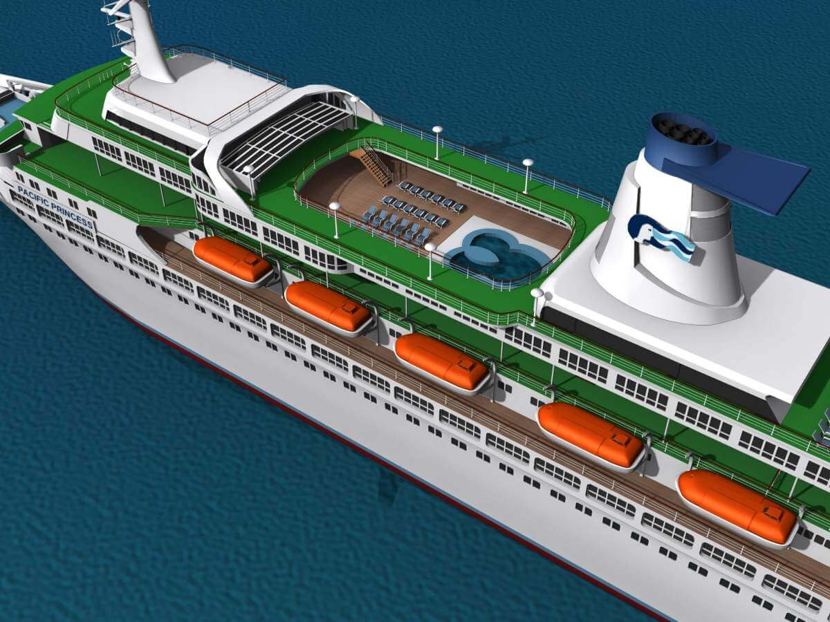 Pacific Princess - 3D Model by Dreamscape Studios