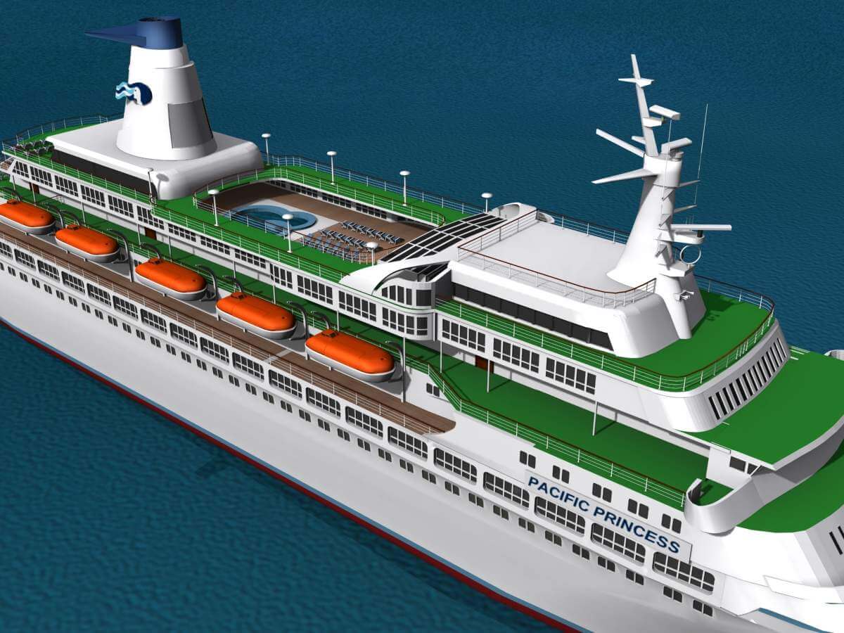 Pacific Princess - 3D Model by Dreamscape Studios