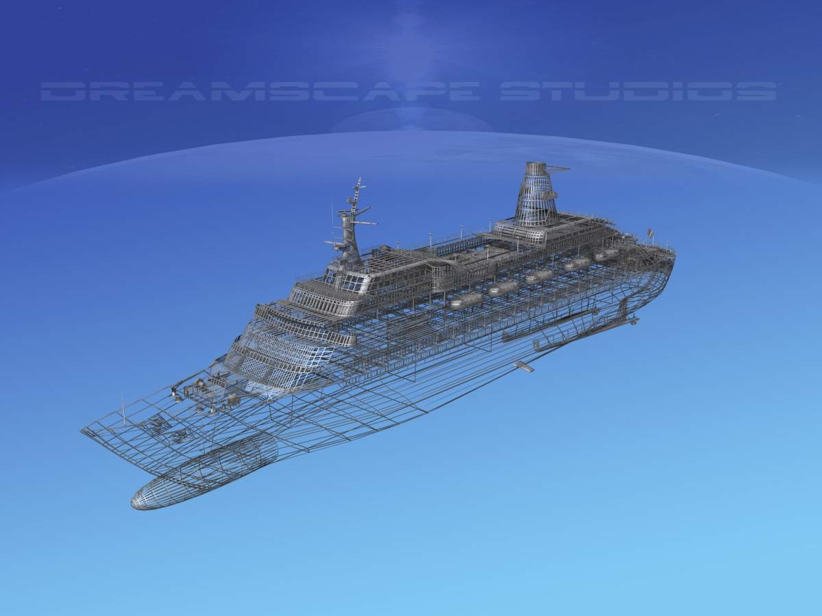 Pacific Princess - 3D Model by Dreamscape Studios