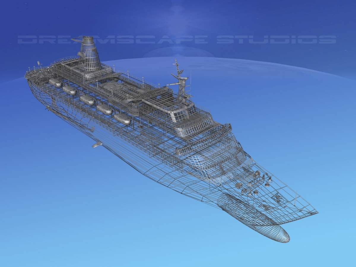 Pacific Princess - 3D Model by Dreamscape Studios