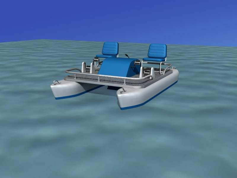 Paddle Boat - 3D Model by Dreamscape Studios