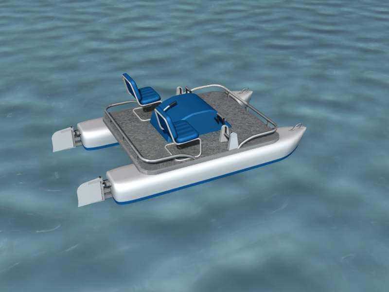 Paddle Boat - 3D Model by Dreamscape Studios