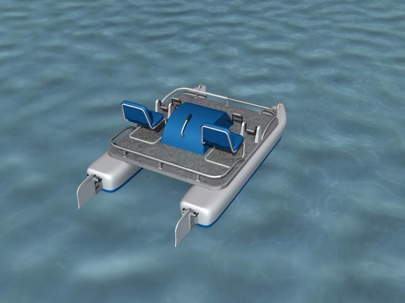 Paddle Boat - 3D Model by Dreamscape Studios