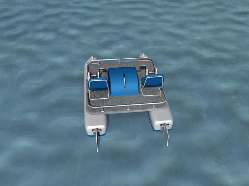 Paddle Boat - 3D Model by Dreamscape Studios
