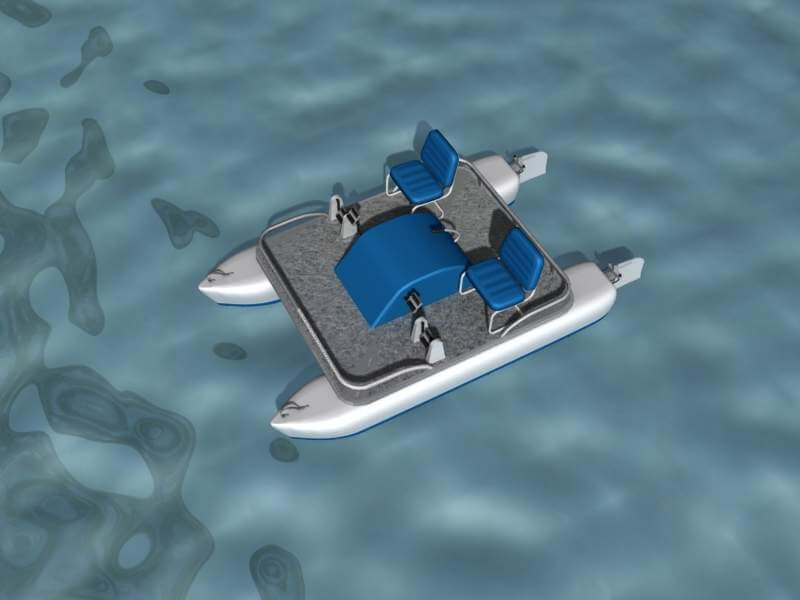 Paddle Boat - 3D Model by Dreamscape Studios
