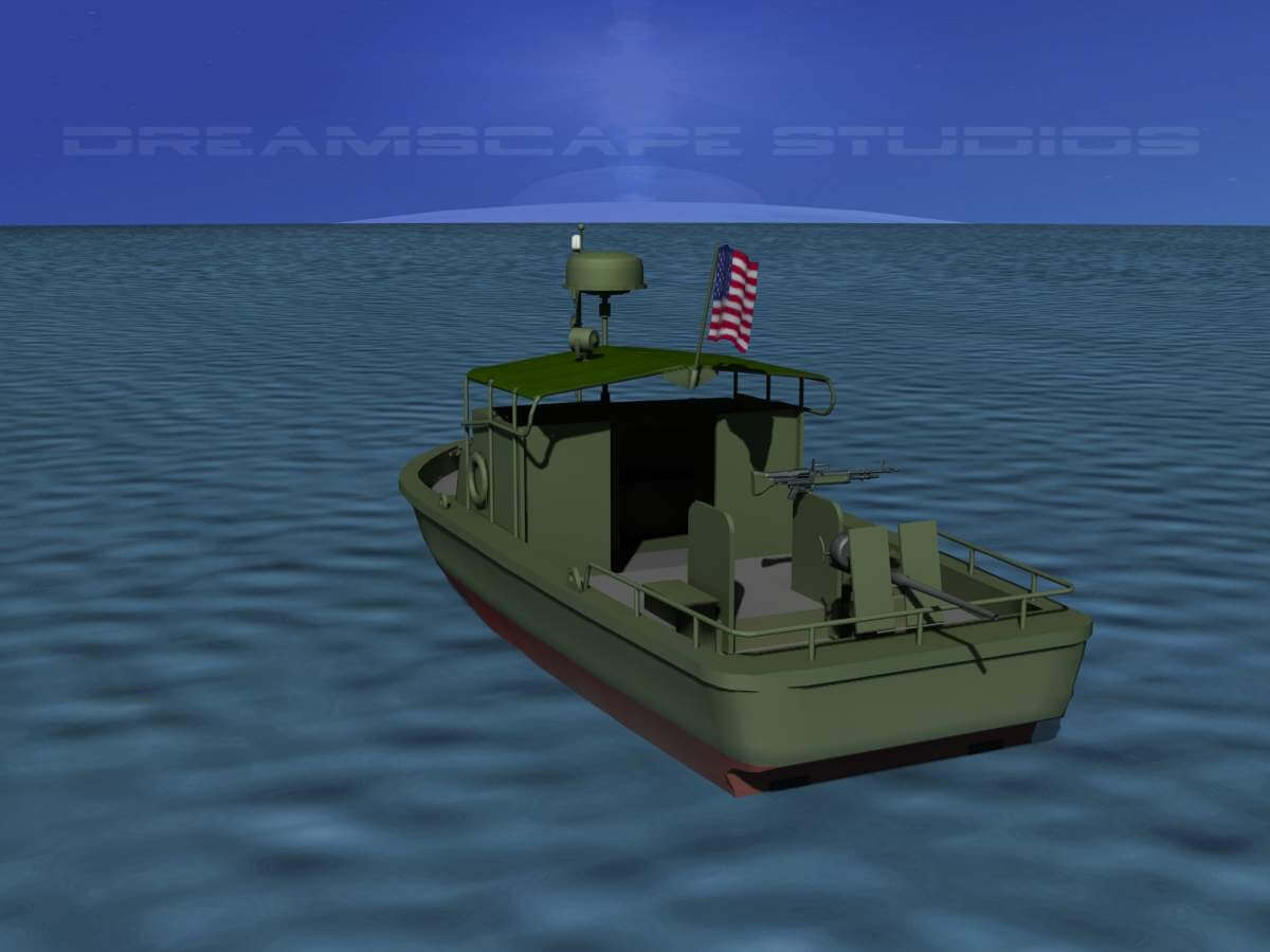 Patrol Boat V00 - 3D Model by Dreamscape Studios